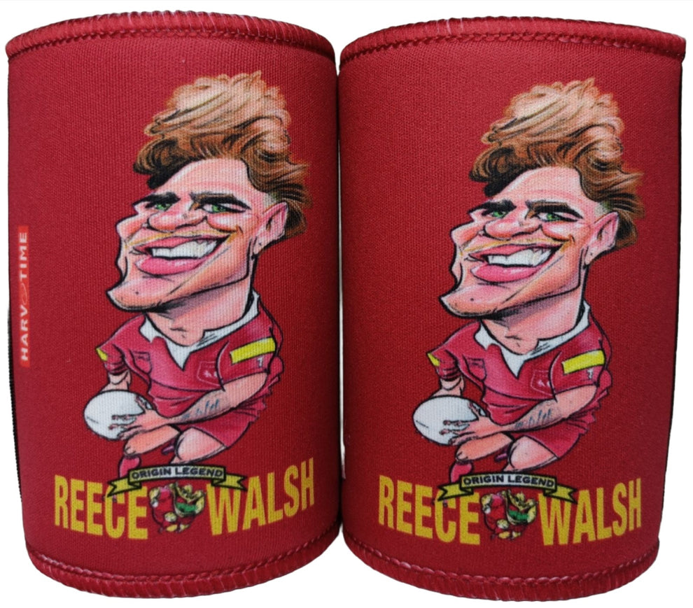 REECE WALSH NRL STUBBY COOLER – LUGGAGE WITH LOOKS GIFTWARE- WHOLESALE