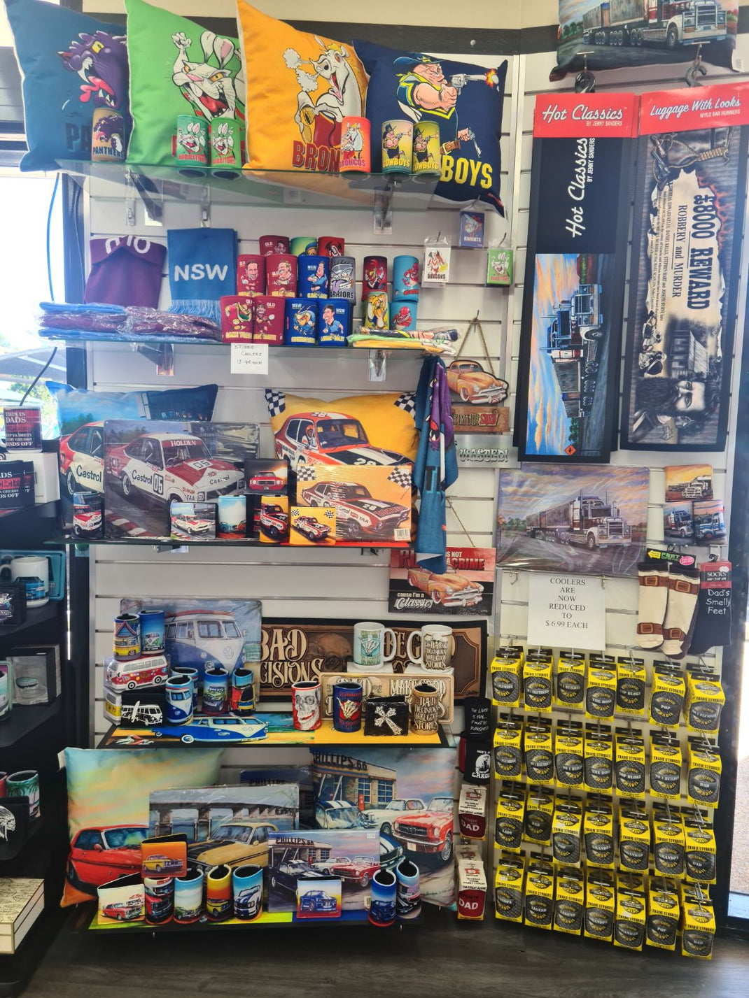 NRL FOOTY TEAMS – LUGGAGE WITH LOOKS GIFTWARE- WHOLESALE