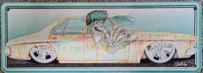 RUSTY HQ NUMBER PLATE – LUGGAGE WITH LOOKS GIFTWARE- WHOLESALE