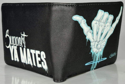 SUPPORT YA MATES MENS WALLET – LUGGAGE WITH LOOKS GIFTWARE- WHOLESALE